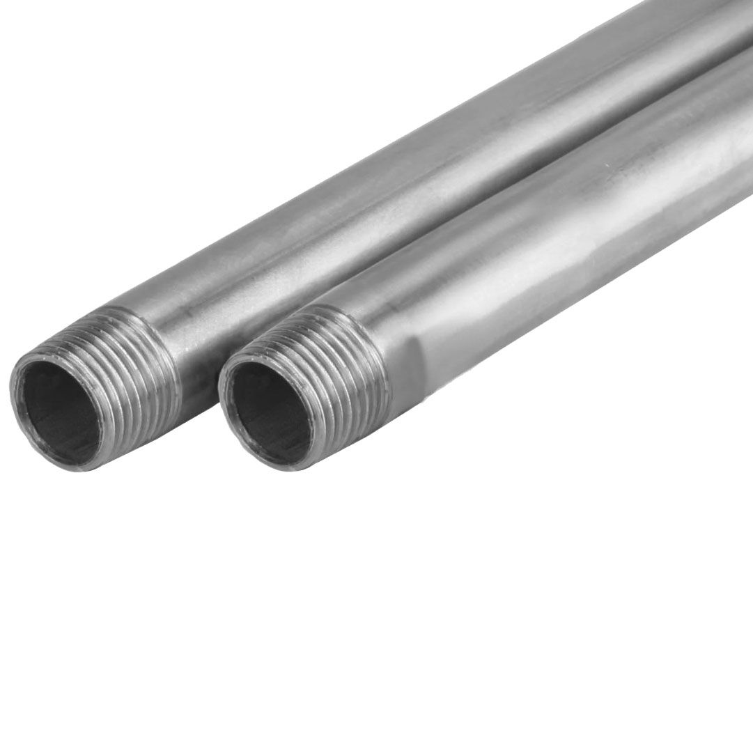 Edelstahl-Anschlussrohr AG/AG 75 cm 9,50