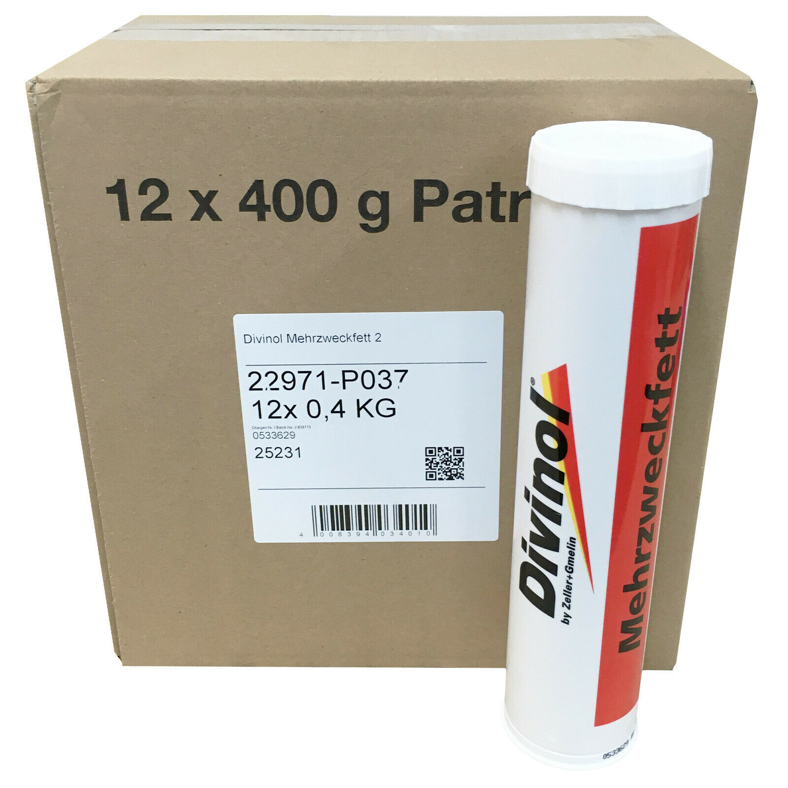 12x Divinol Mehrzweckfett 2 400 g-Kartusche ️ für 34,99 € ️ Quebag ...