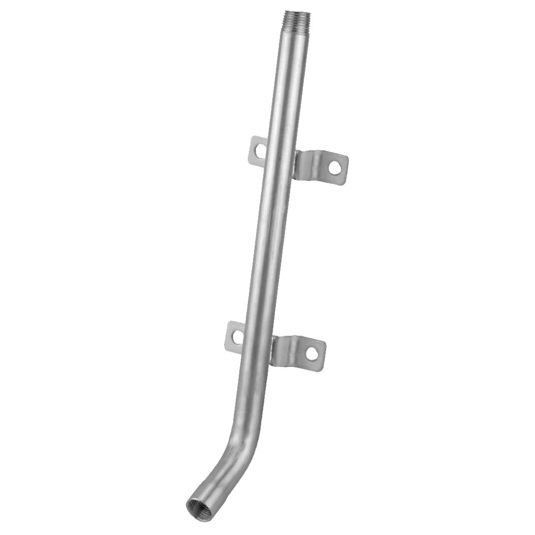 Edelstahl-Anschlussrohr mit 1 Abgang 75 cm 12,00