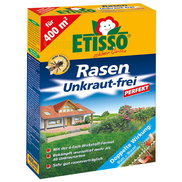 ETISSO Rasen Unkraut-frei perfekt 400 ml-Packung ️ für 22,90 € ️ Quebag ...